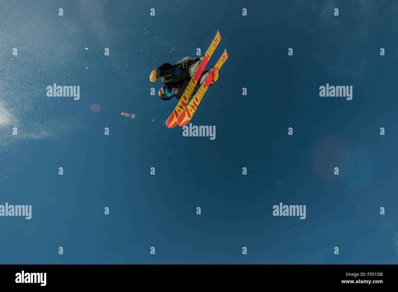 skier doing freestyle Stock Photo - Alamy