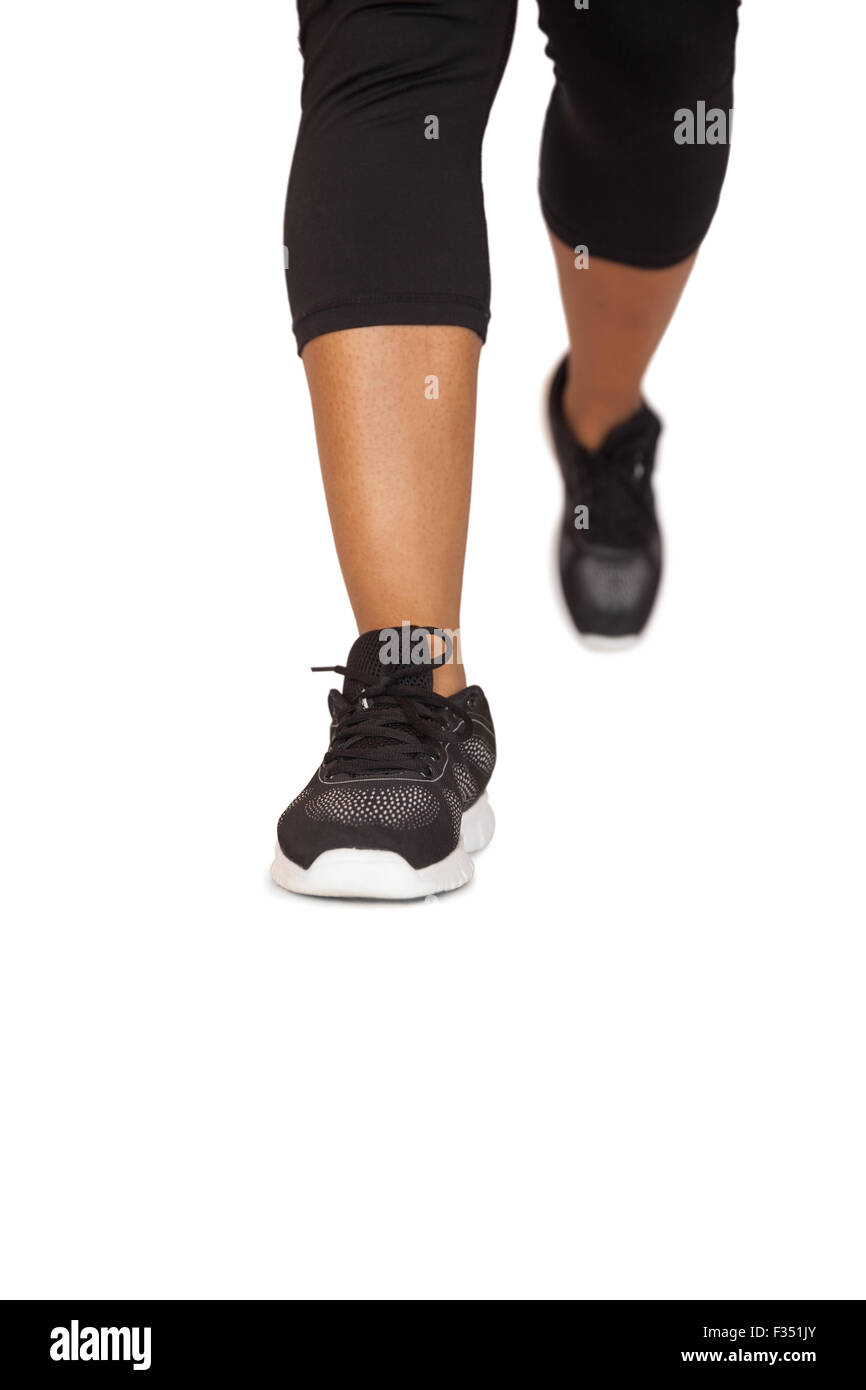 A Model taking a step Stock Photo - Alamy