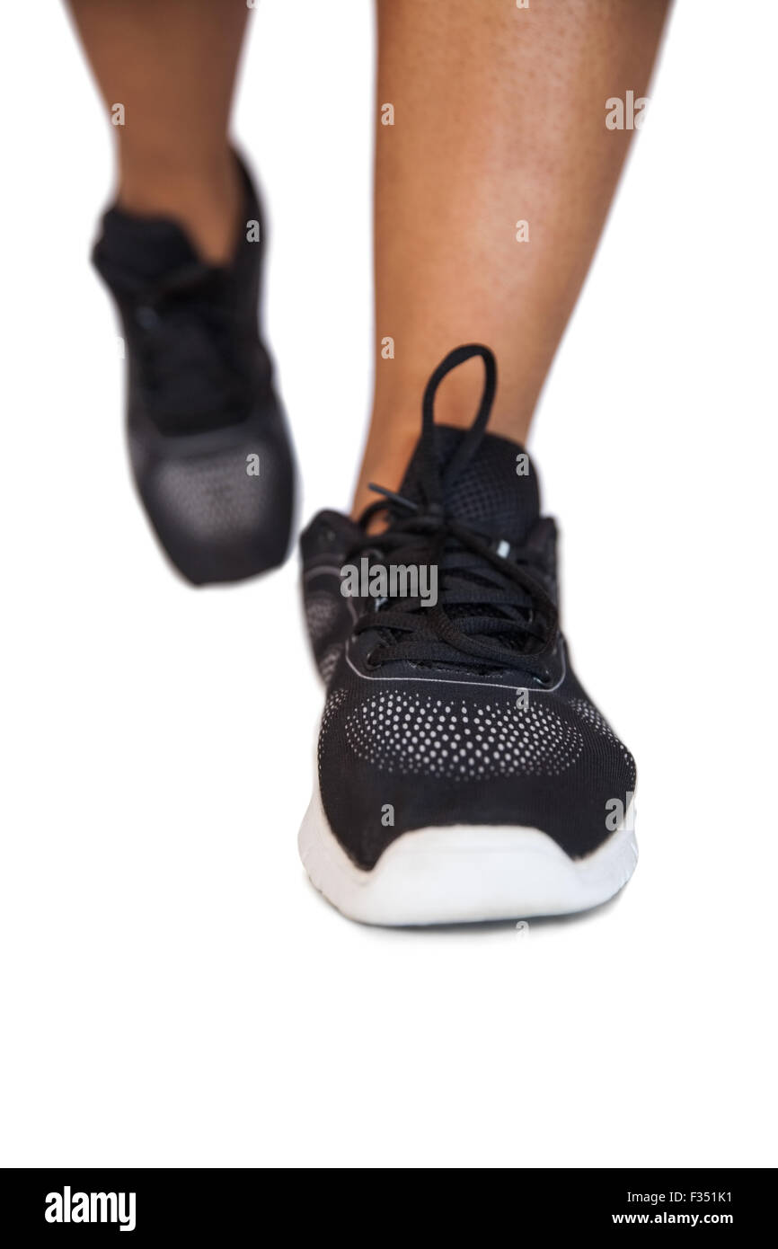 A Model taking a step Stock Photo - Alamy