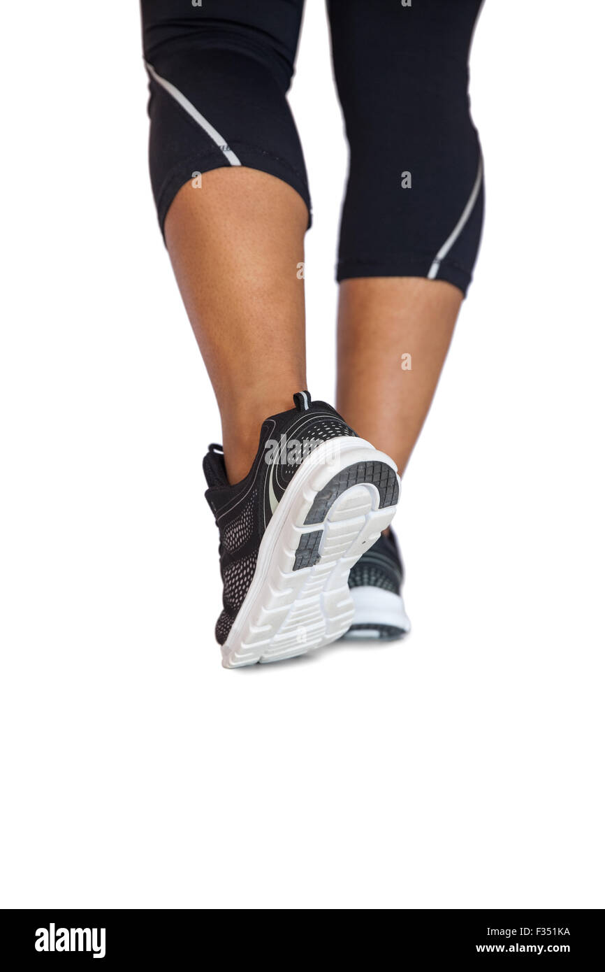 A Model taking a step Stock Photo - Alamy