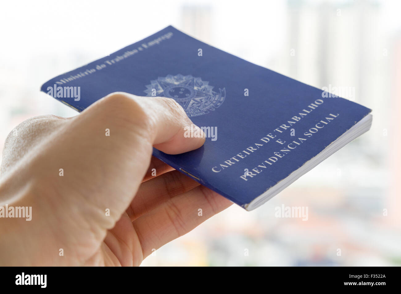 Brazilian workbook (Carteira de Trabalho e Previdencia Social - CTPS ...