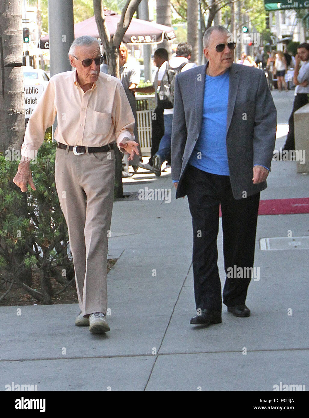 Comic Book Writer Stan Lee out and about in Beverly Hills Featuring ...