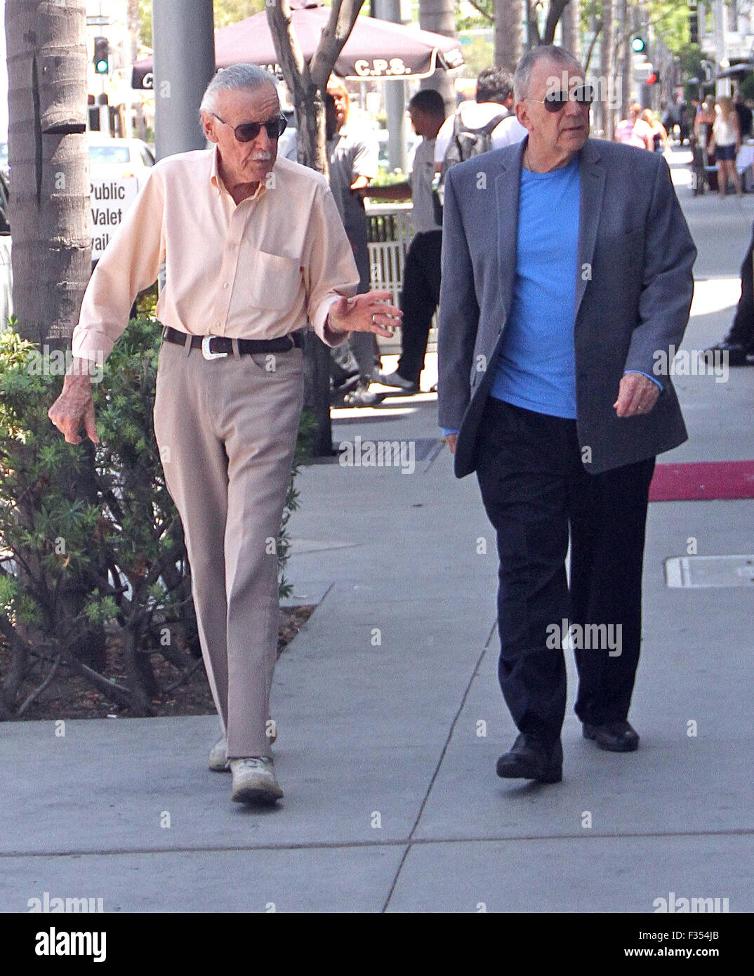 Comic Book Writer Stan Lee out and about in Beverly Hills Featuring ...