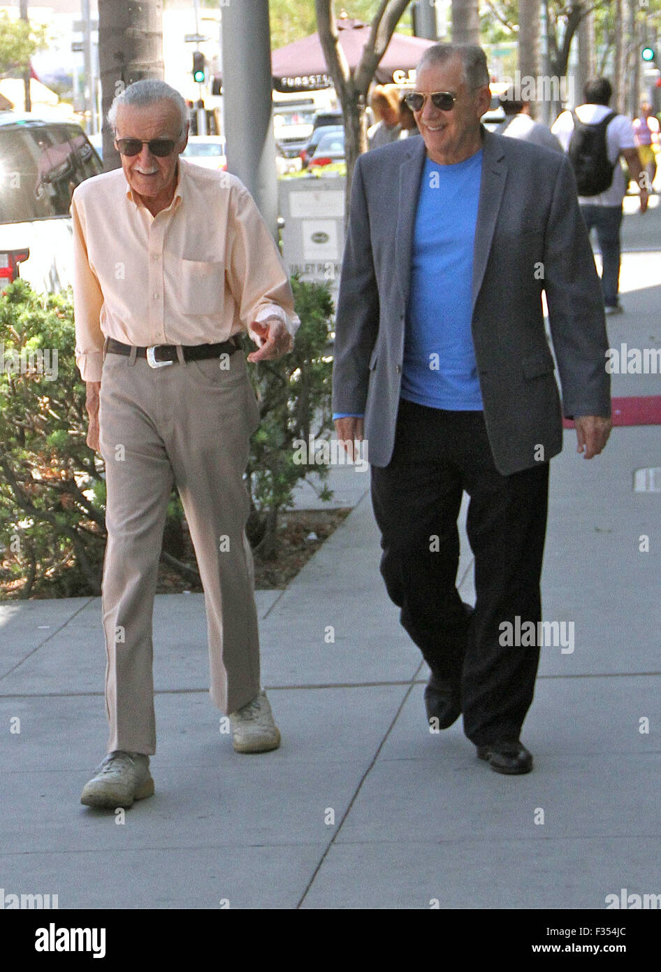 Comic Book Writer Stan Lee out and about in Beverly Hills Featuring ...