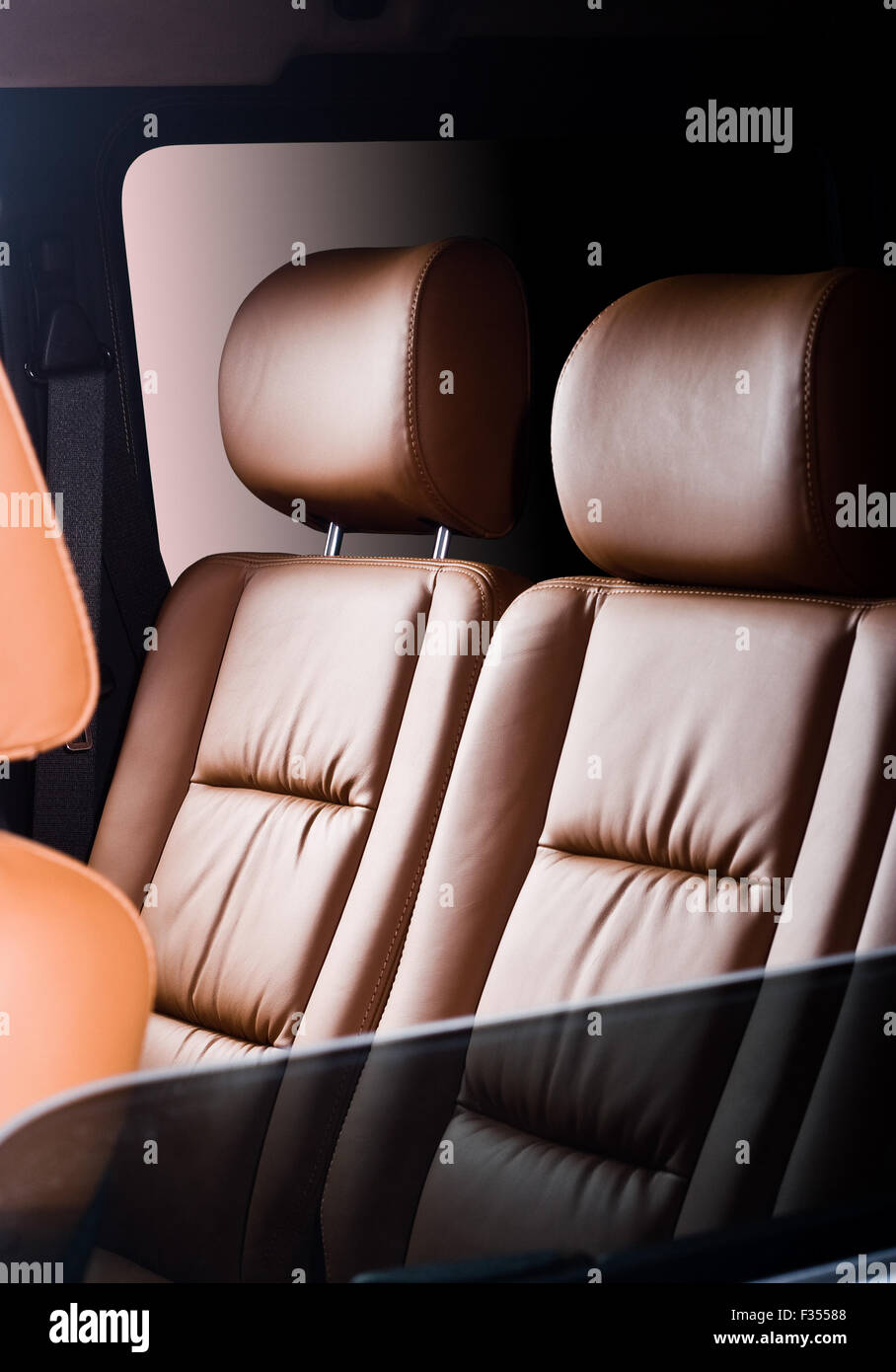 Back passenger seats in modern comfortable car Stock Photo - Alamy