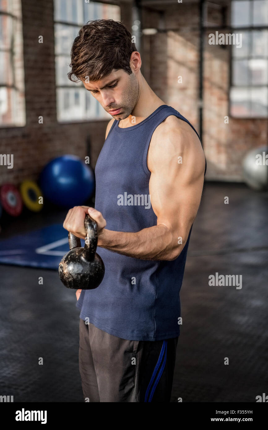 A man lifting hi-res stock photography and images - Alamy