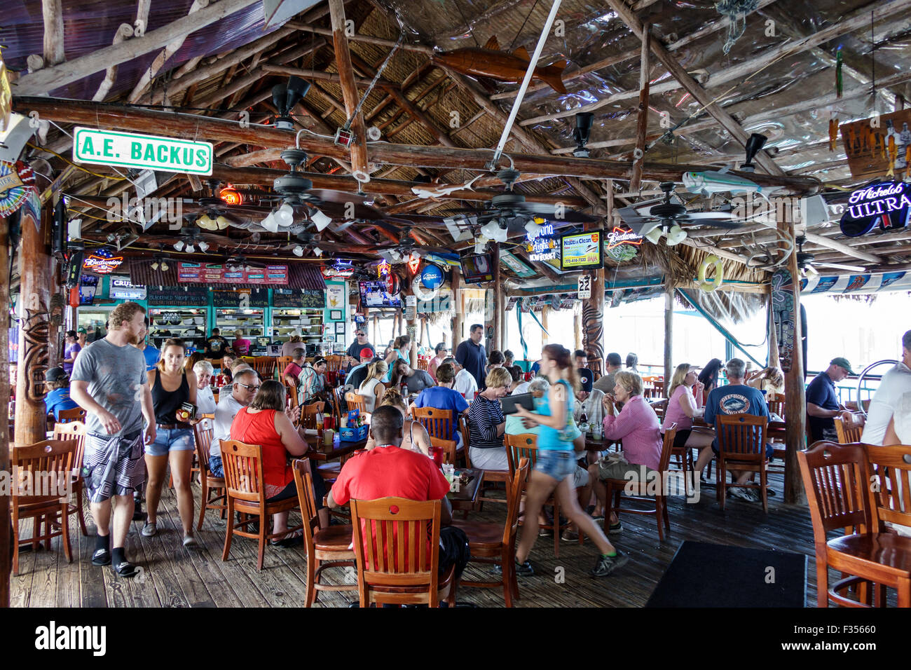 Fort Ft. Pierce Florida,City Marina,Original Tiki Bar & Restaurant ...