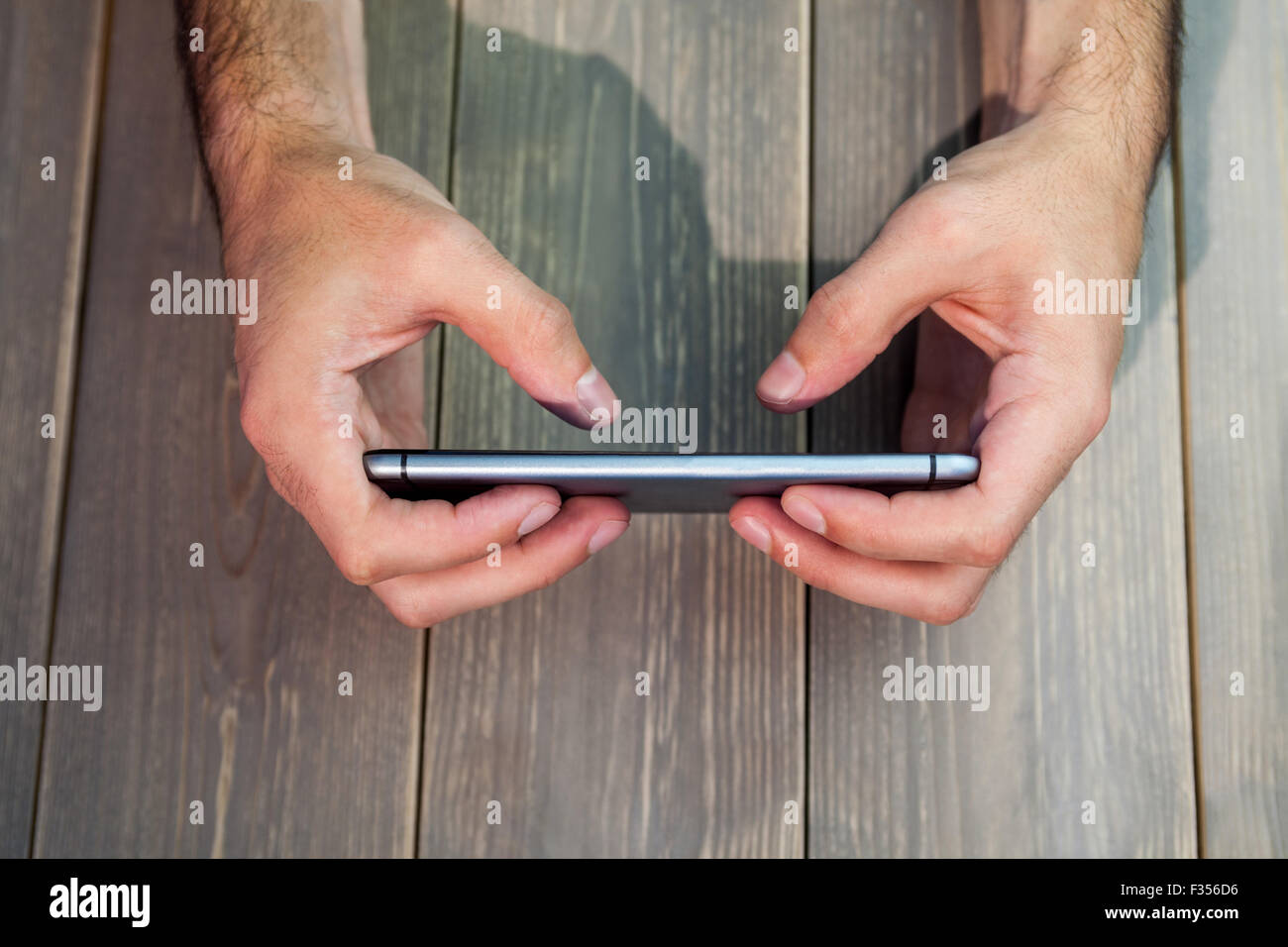 Person using smartphone Stock Photo - Alamy