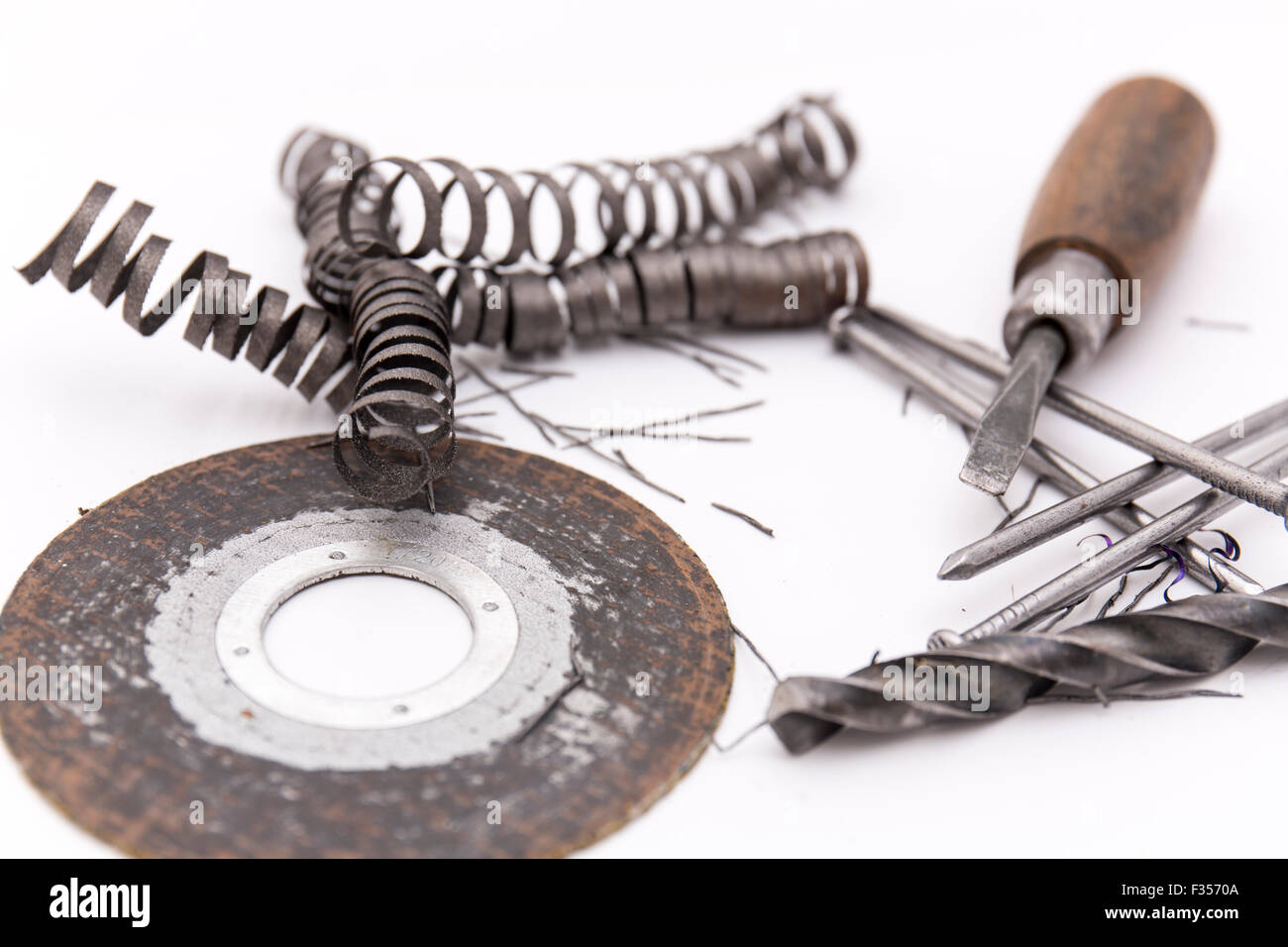 Old metalic tools Stock Photo - Alamy