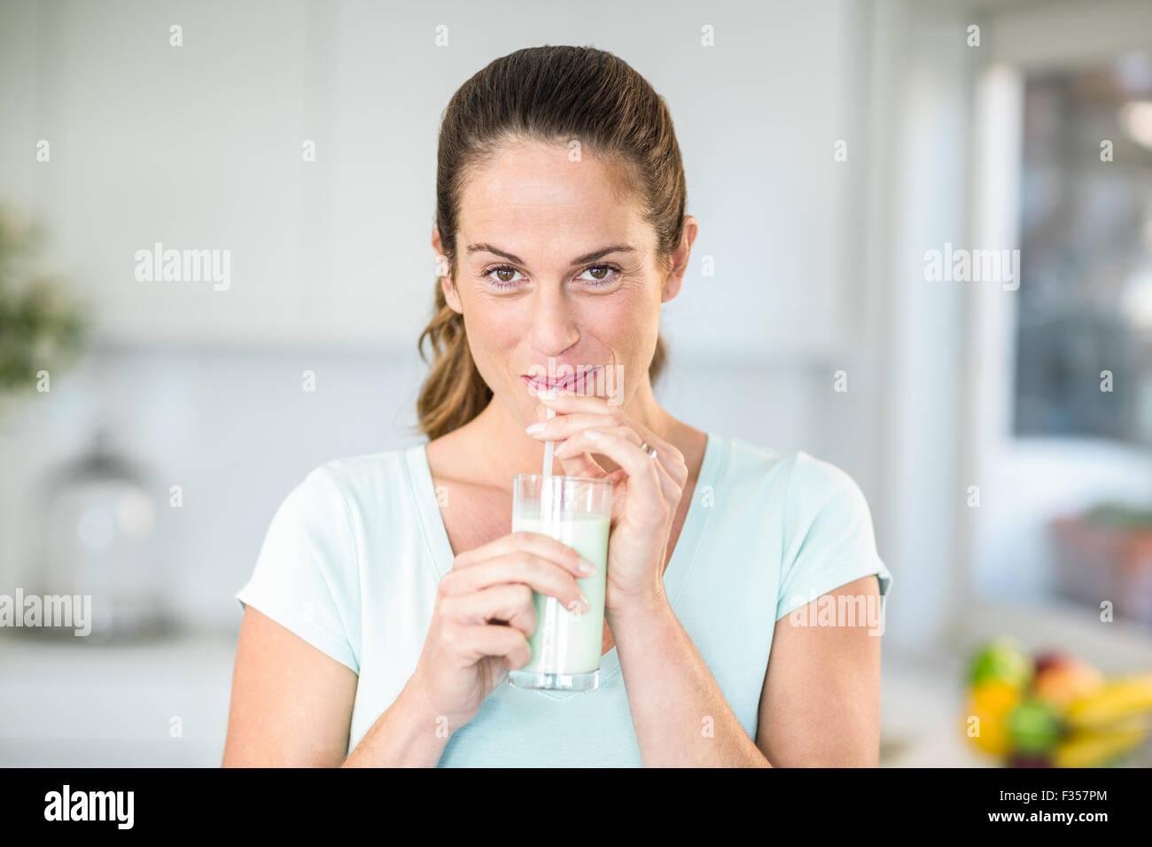 Portrait pregnant caucasian woman drinking hi-res stock photography and ...