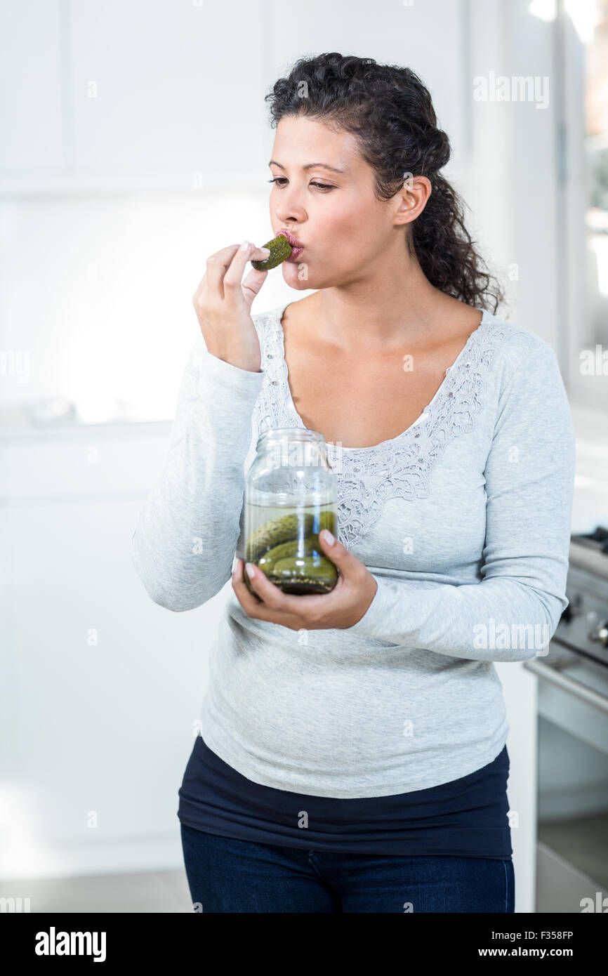 Eating pickle hi-res stock photography and images - Alamy