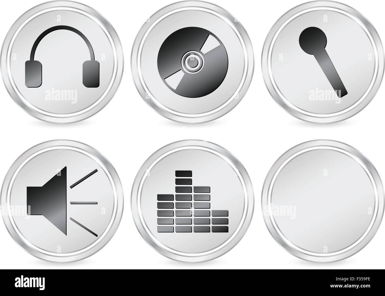 Media set Stock Vector Images - Alamy