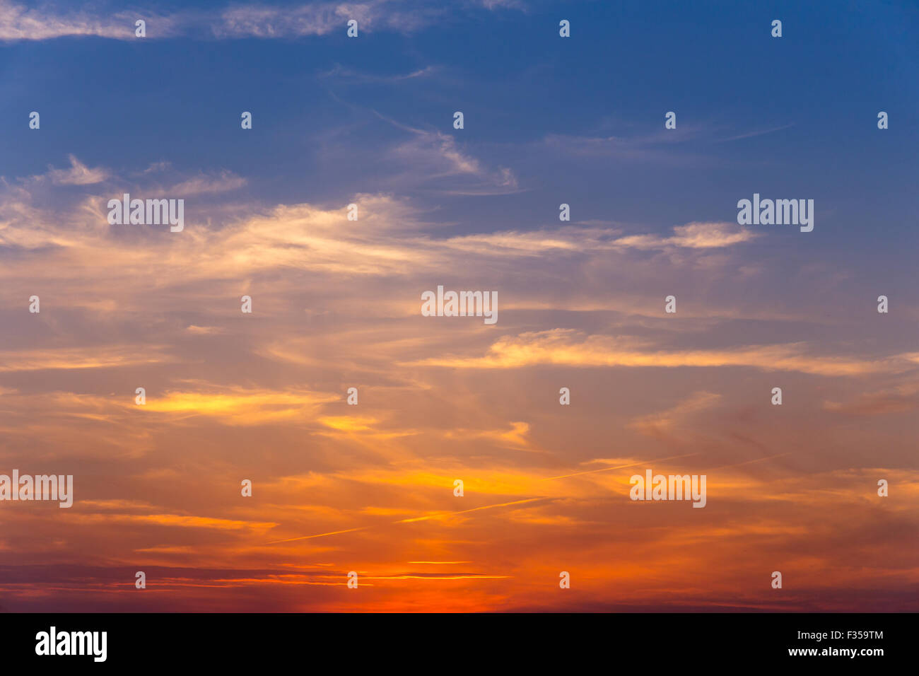 Colorful sky at sunset background, natural backdrop Stock Photo - Alamy