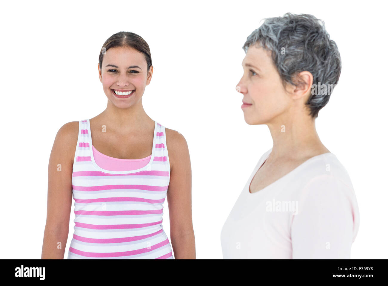 Beautiful women standing over hi-res stock photography and images - Alamy