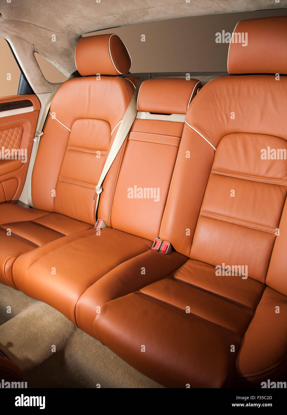 Back passenger seats in modern comfortable car Stock Photo - Alamy