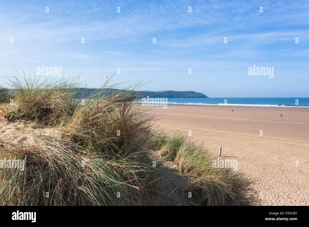Woolacombe beach, North Devon, West Country, England, UK Stock Photo ...