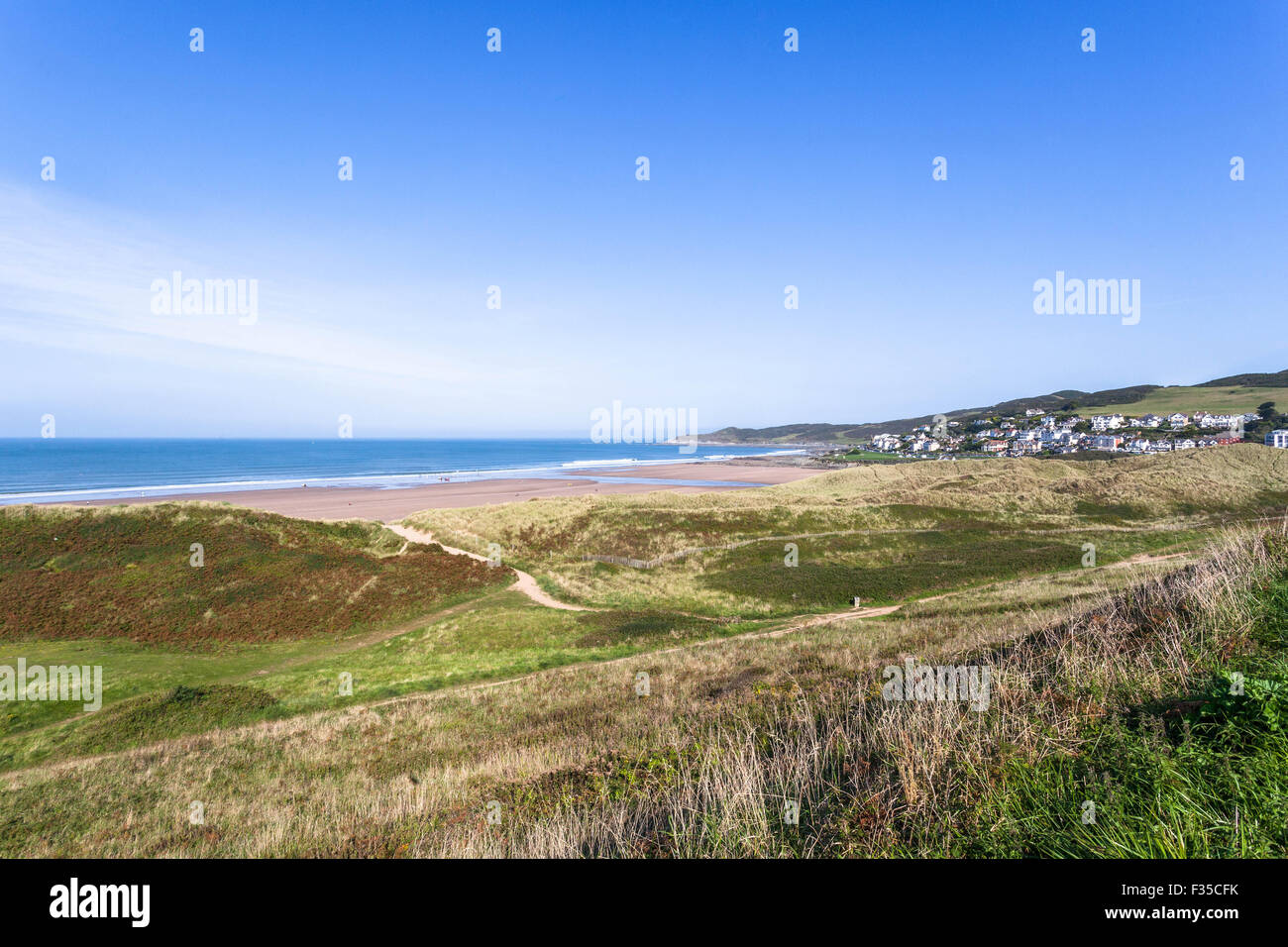 Woolacombe beach hi-res stock photography and images - Alamy