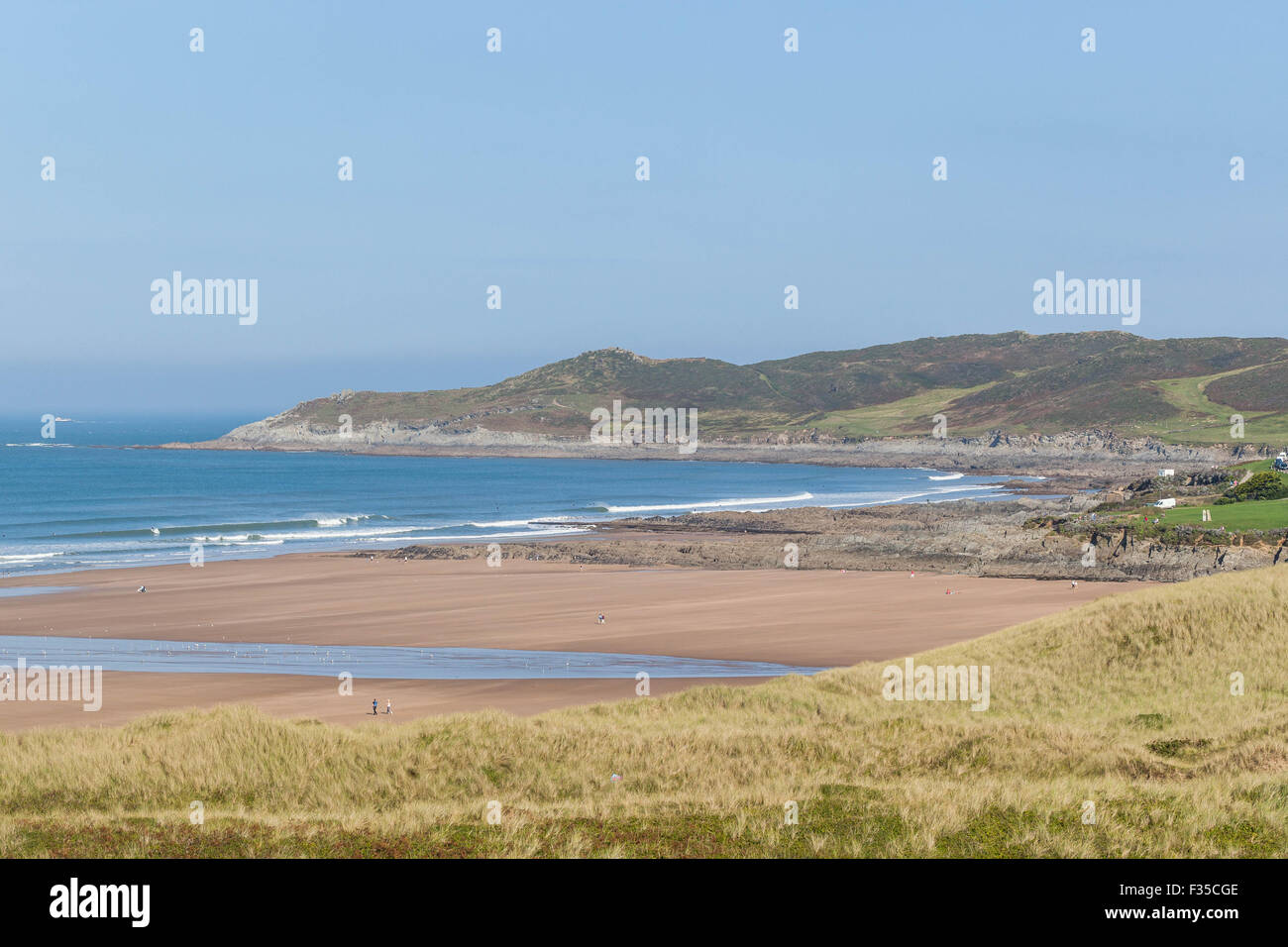 Woolacombe, North Devon, England, UK Stock Photo - Alamy
