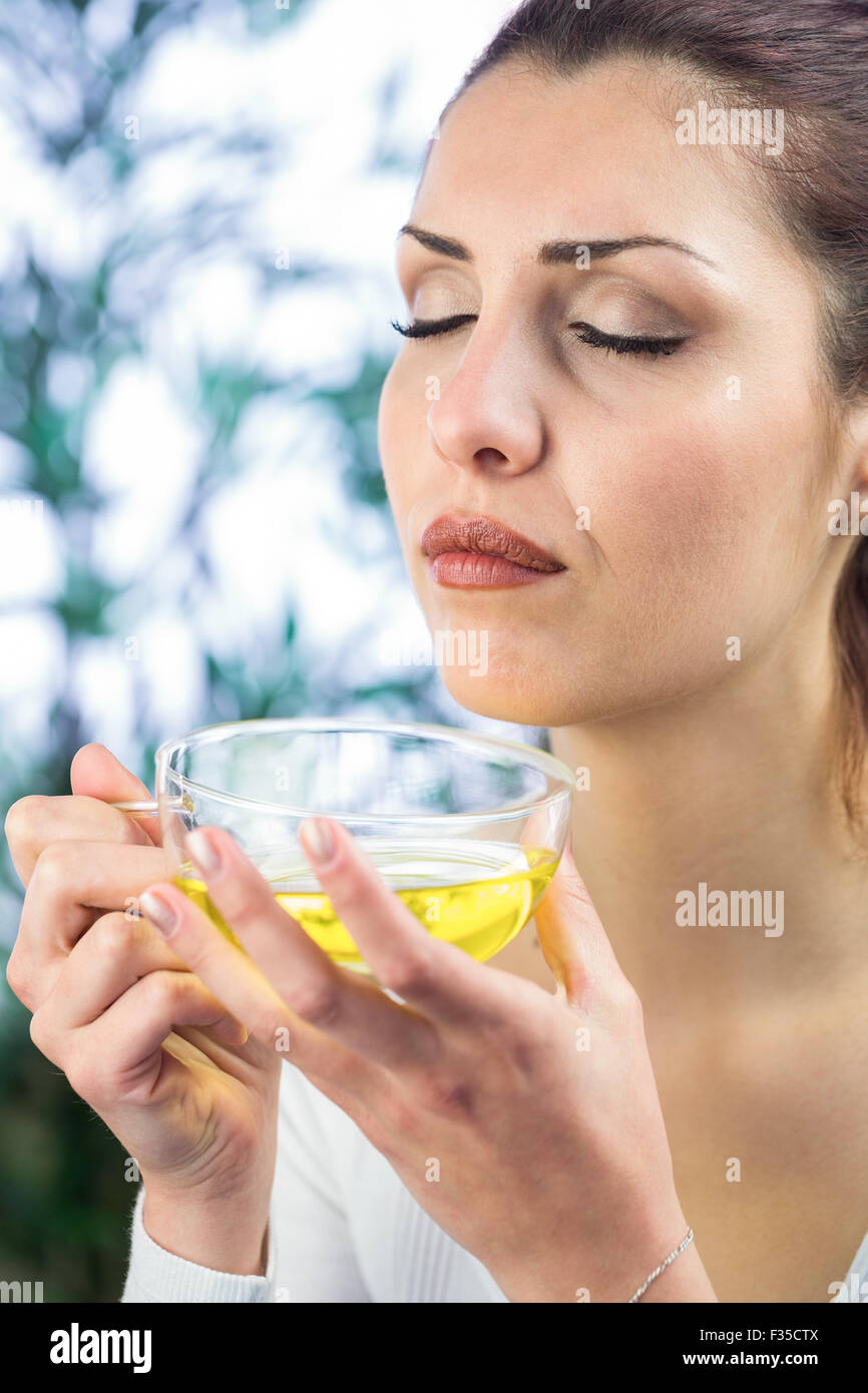 Smelling tea hi-res stock photography and images - Alamy