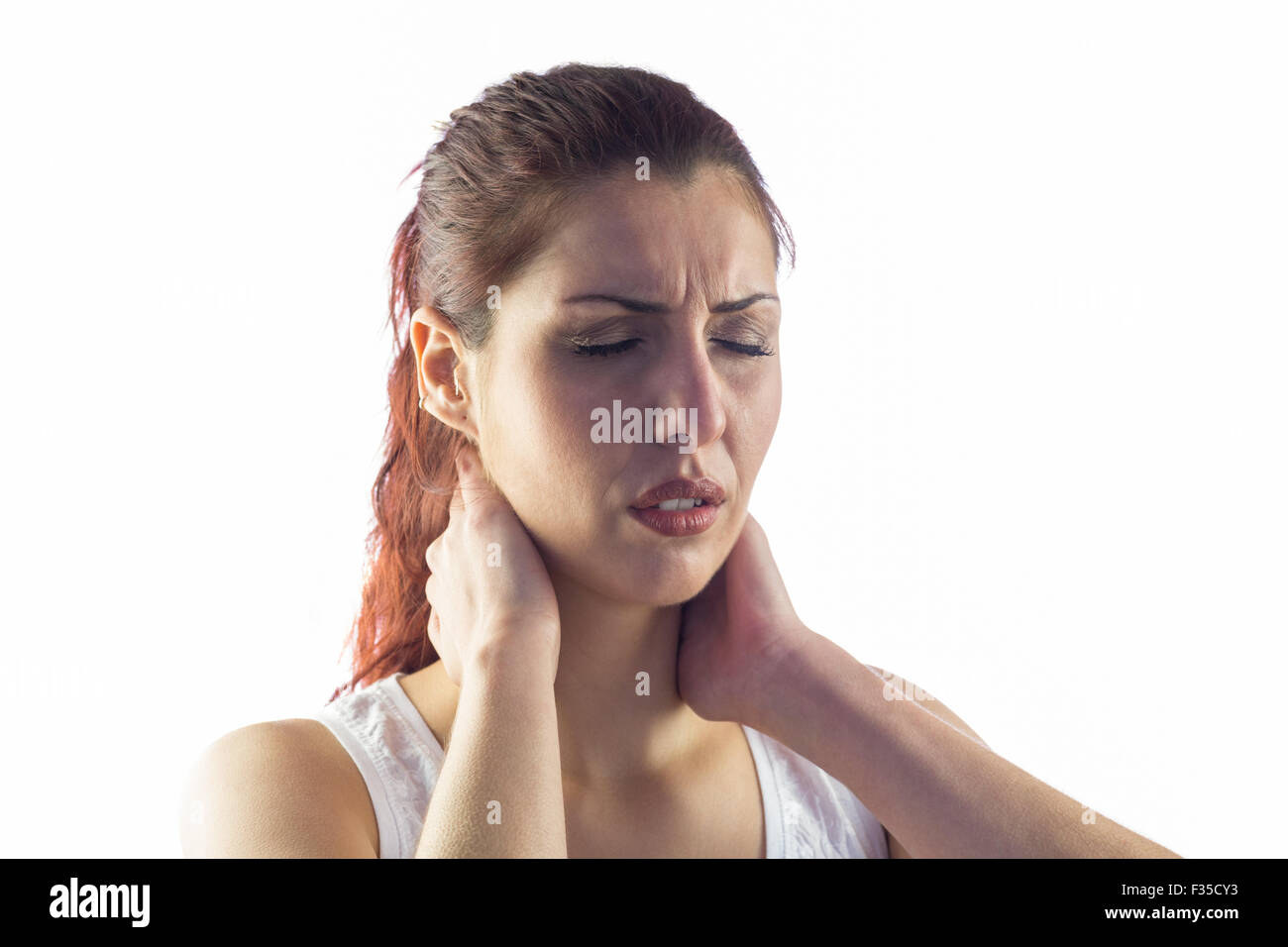 Woman wrinkled neck hi-res stock photography and images - Alamy