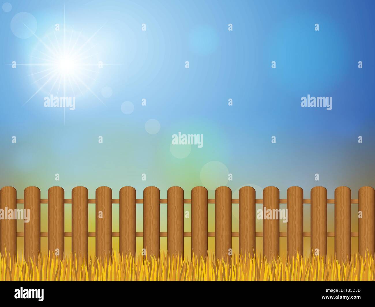 Autumn blue sky Stock Vector Images - Alamy