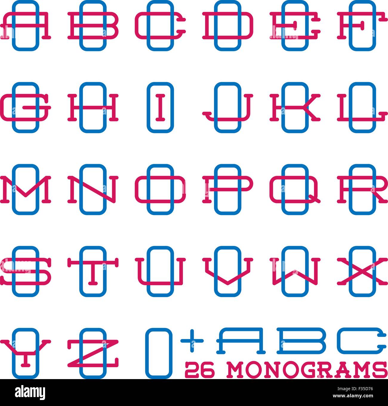 Two Letters Logo A And U Letters Logo