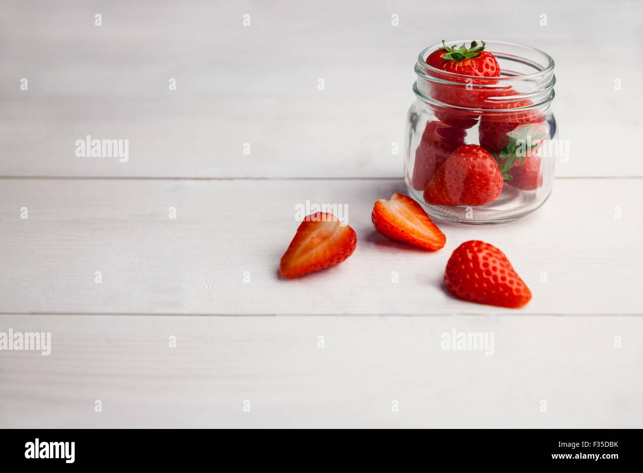 Jar of strawberries hi-res stock photography and images - Alamy