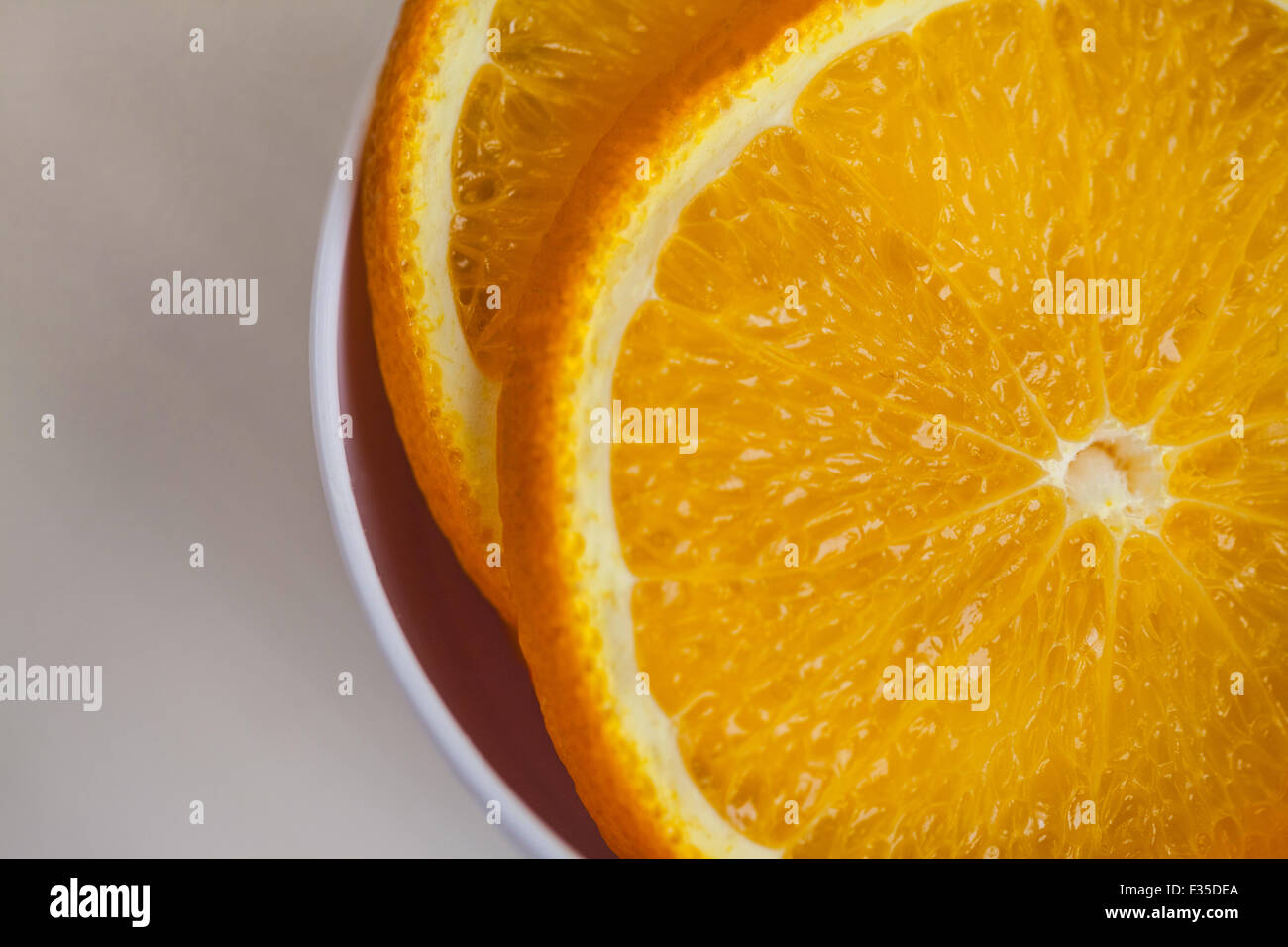 Portion orange hi-res stock photography and images - Alamy
