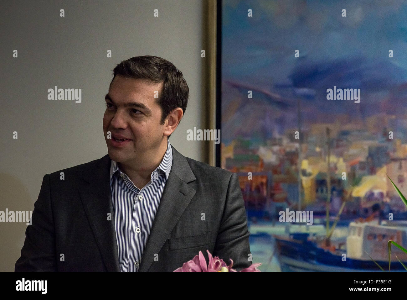 New York, United States. 29th Sep, 2015. Secretary-General Ban Ki-moon ...