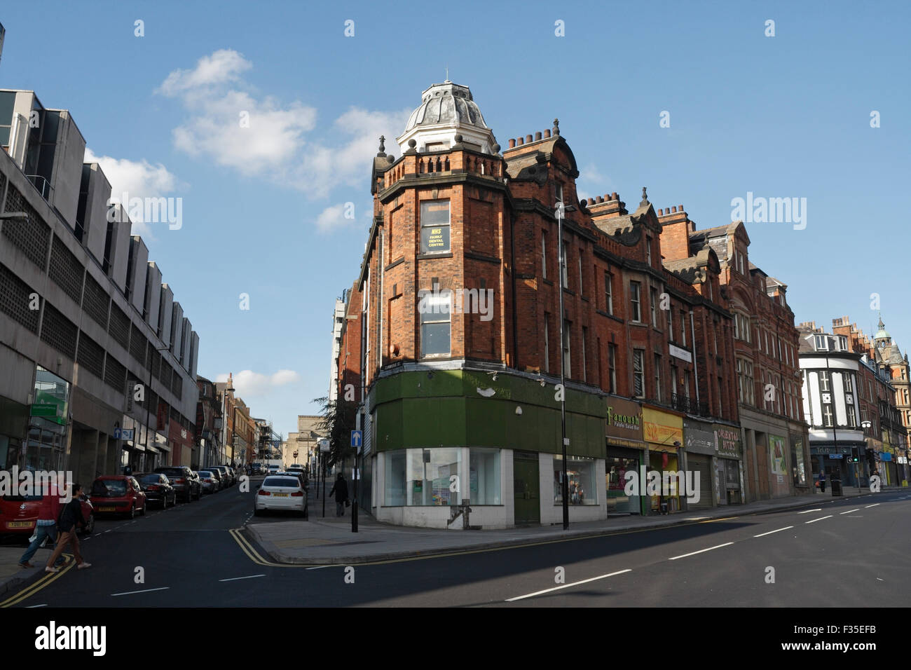 Pinstone street and Cambridge Street before redevelopment in Sheffield ...