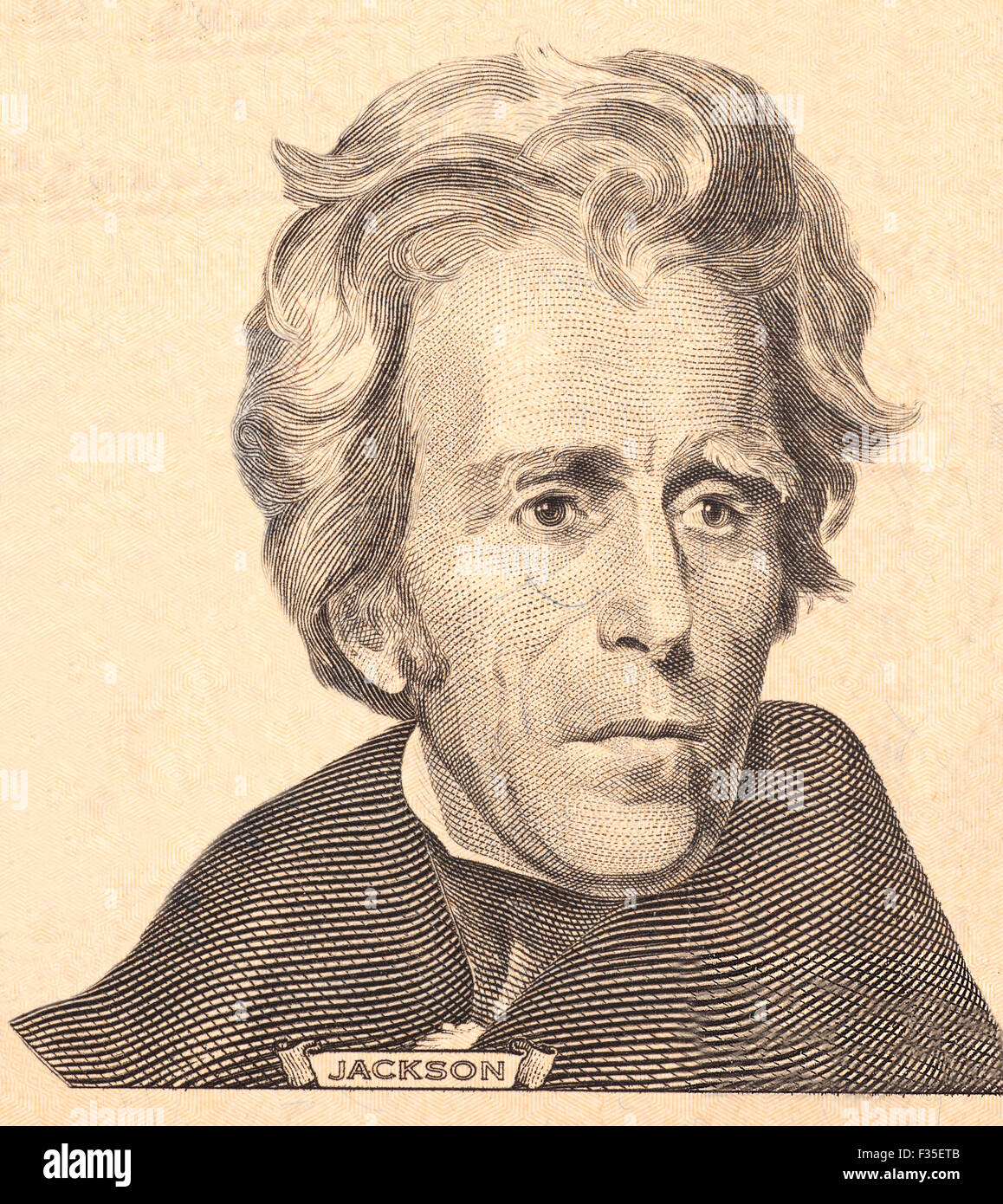 Portrait of U.S. president Andrew Jackson Stock Photo - Alamy
