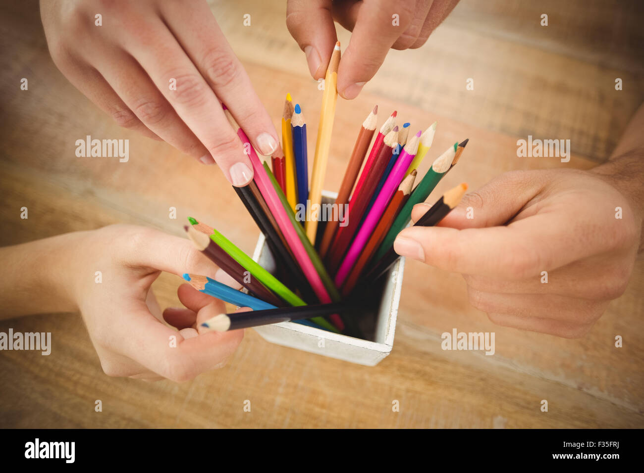 Man hand holding pencil pencils hi-res stock photography and images - Alamy
