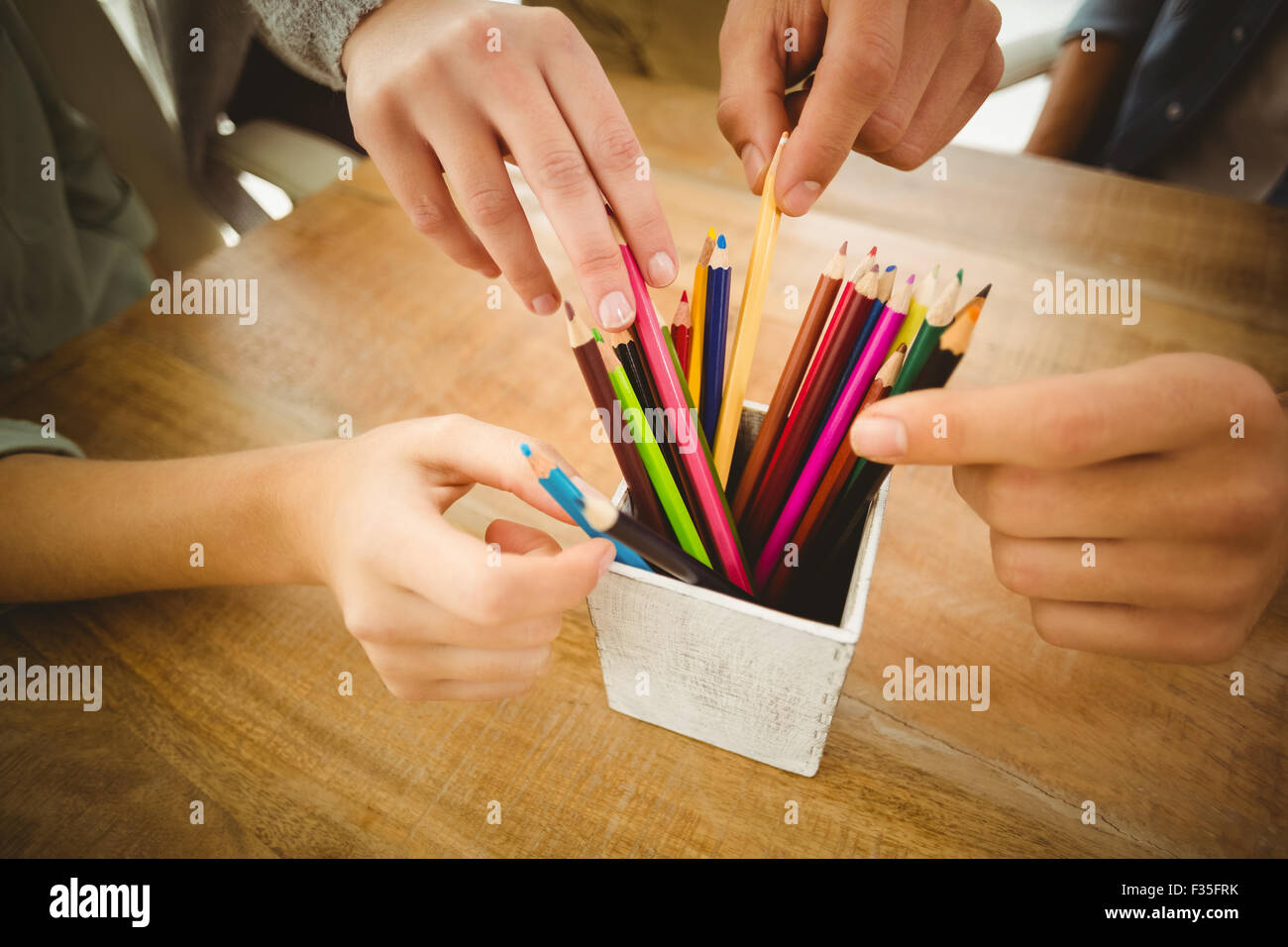 Man hand holding pencil pencils hi-res stock photography and images - Alamy