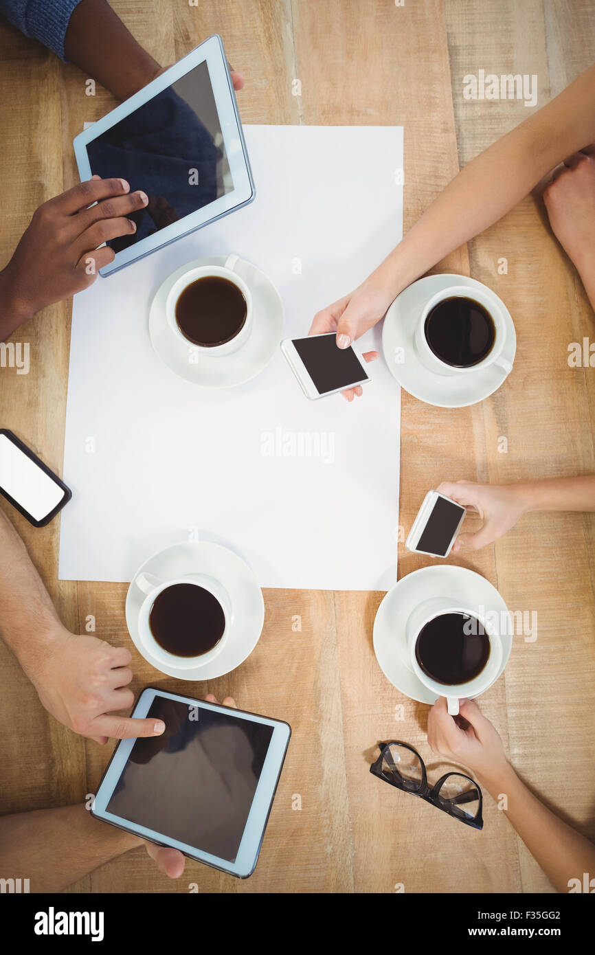 People using futuristic technology hi-res stock photography and images ...