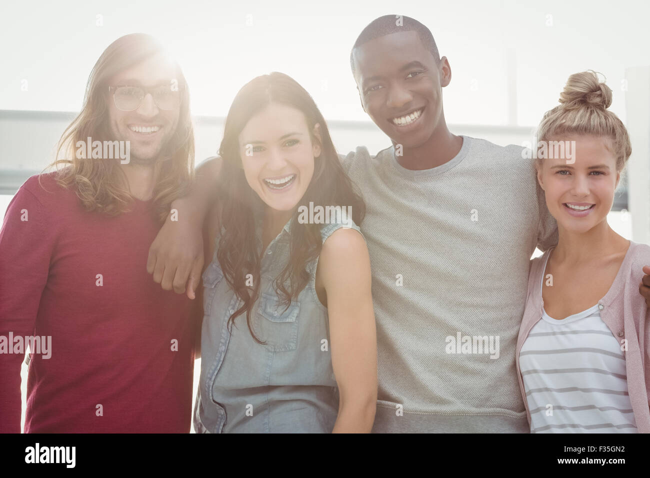 Portrait of smiling people Stock Photo - Alamy