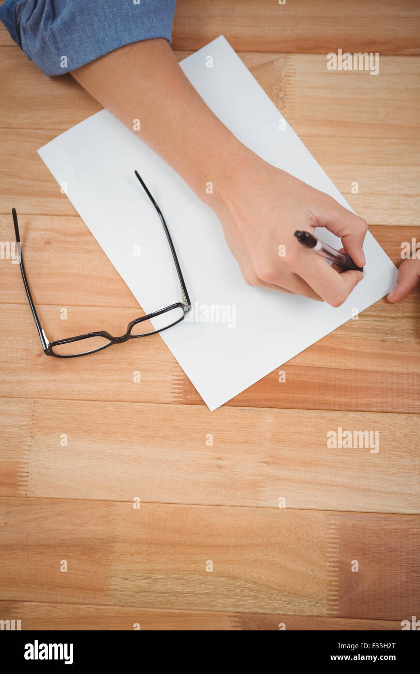 Writing in paper hi-res stock photography and images - Alamy