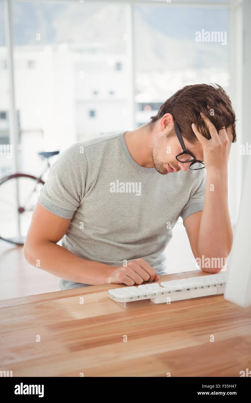 Frustrated computer hi-res stock photography and images - Alamy