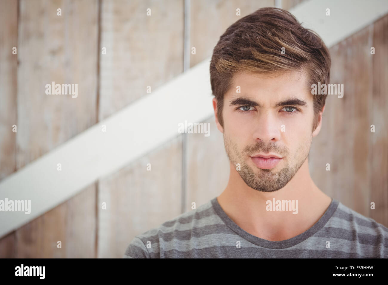 Portrait of serious man Stock Photo - Alamy