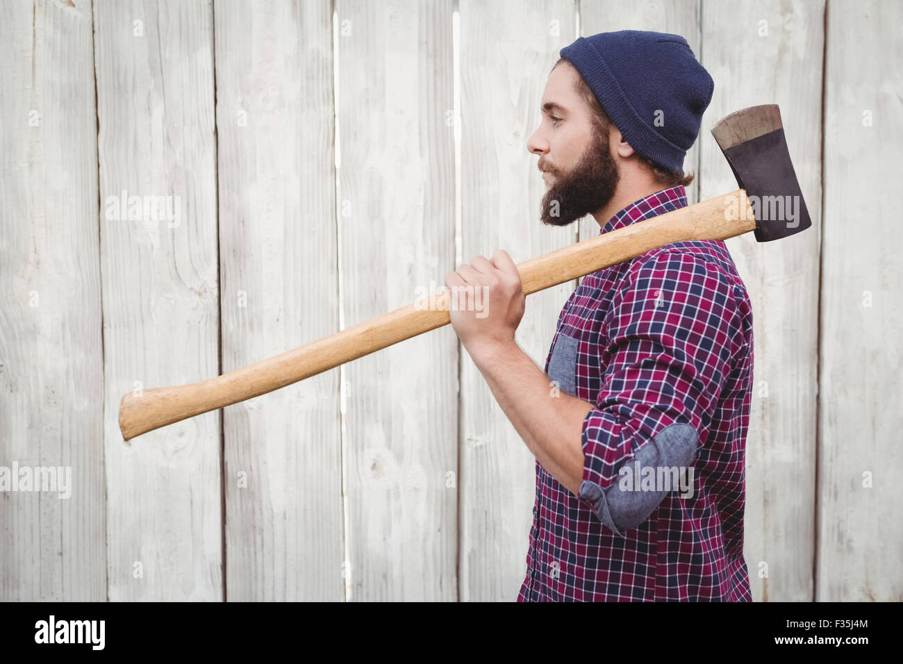Axe on the shoulder hi-res stock photography and images - Alamy