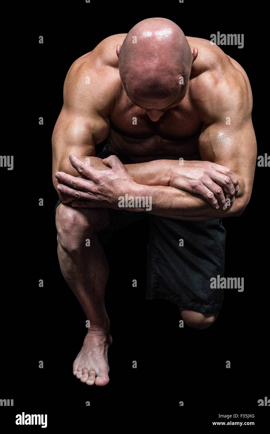 Kneeling Down High Resolution Stock Photography and Images - Alamy