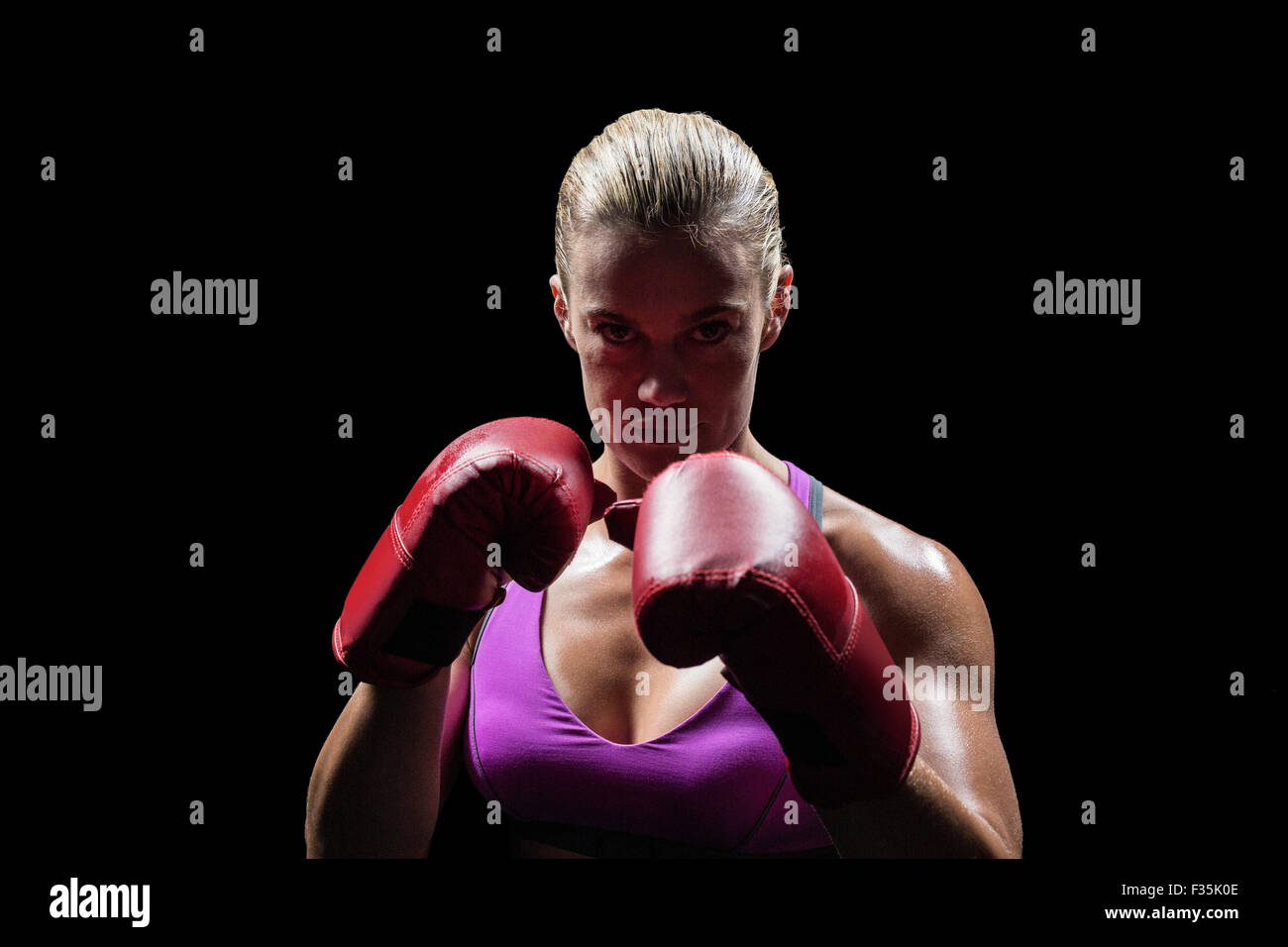Woman power young female fighter hi-res stock photography and images ...