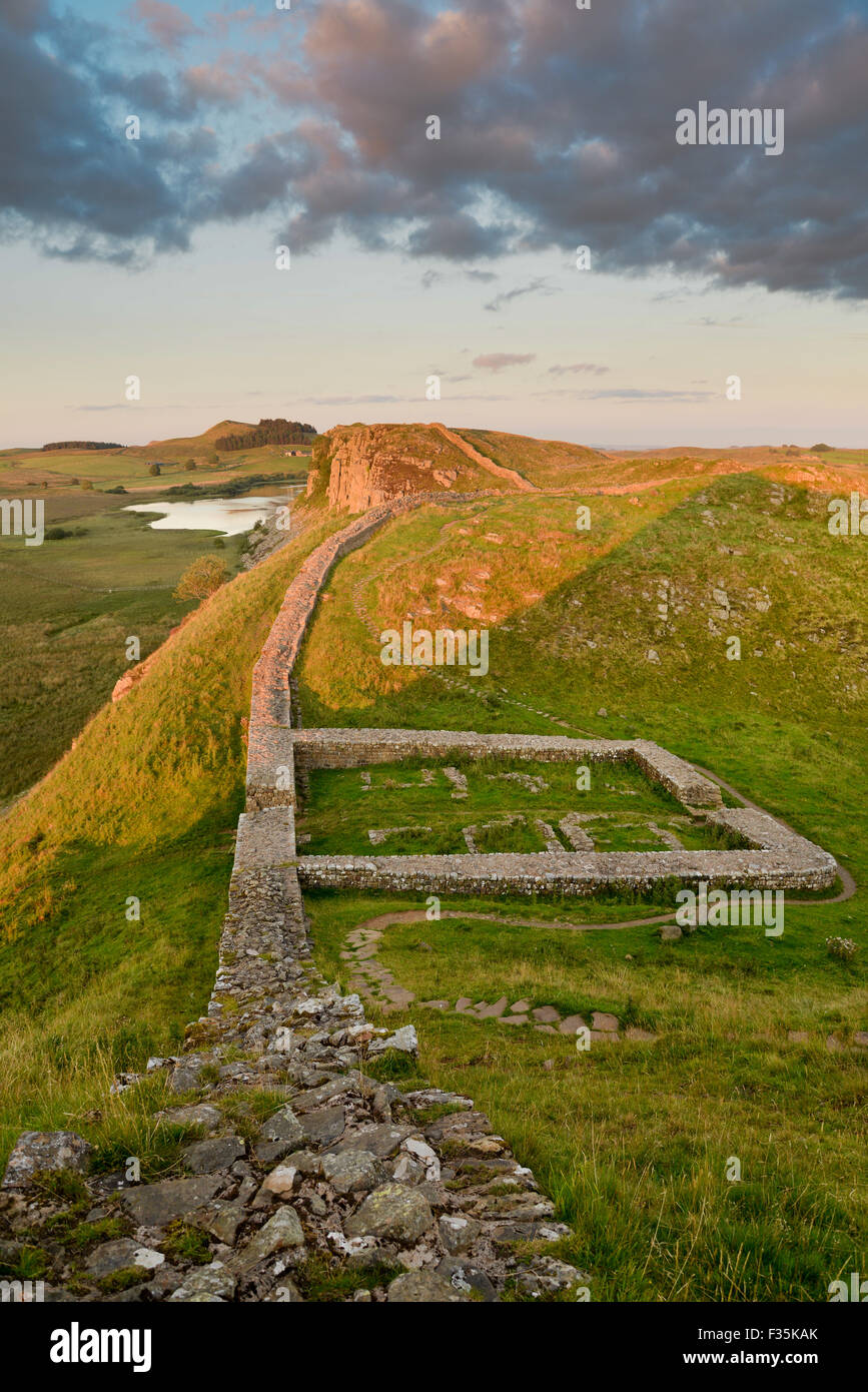 Milecastle 39 on Hadrian's Wall Stock Photo - Alamy