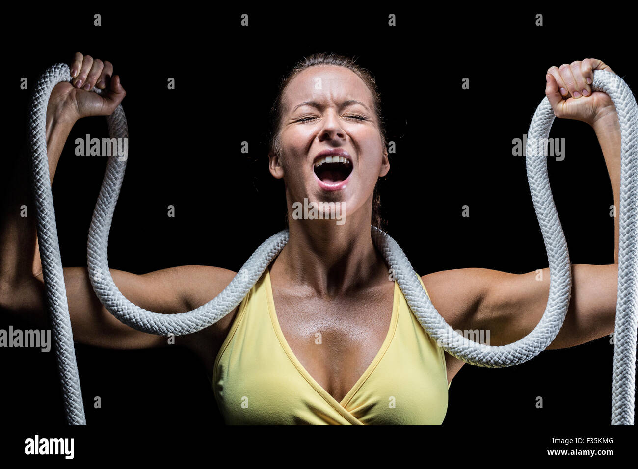 Rope around neck hi-res stock photography and images - Alamy