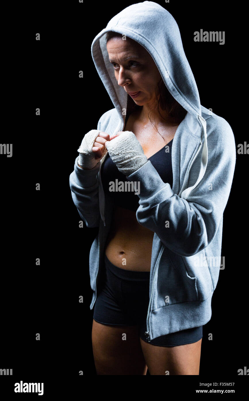 Female Fighting Stance