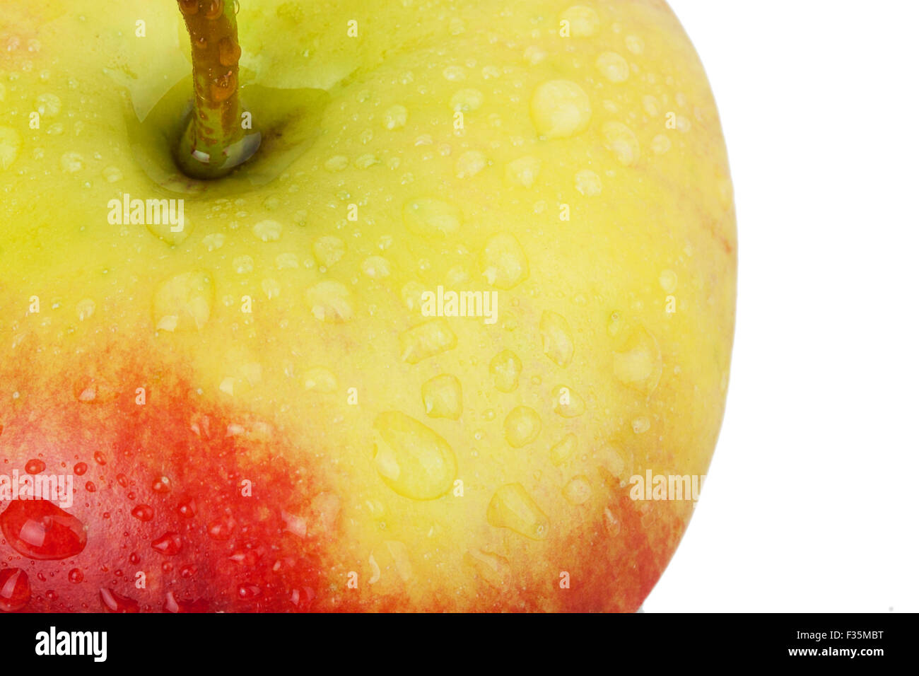 whole apple isolated on white background Stock Photo - Alamy