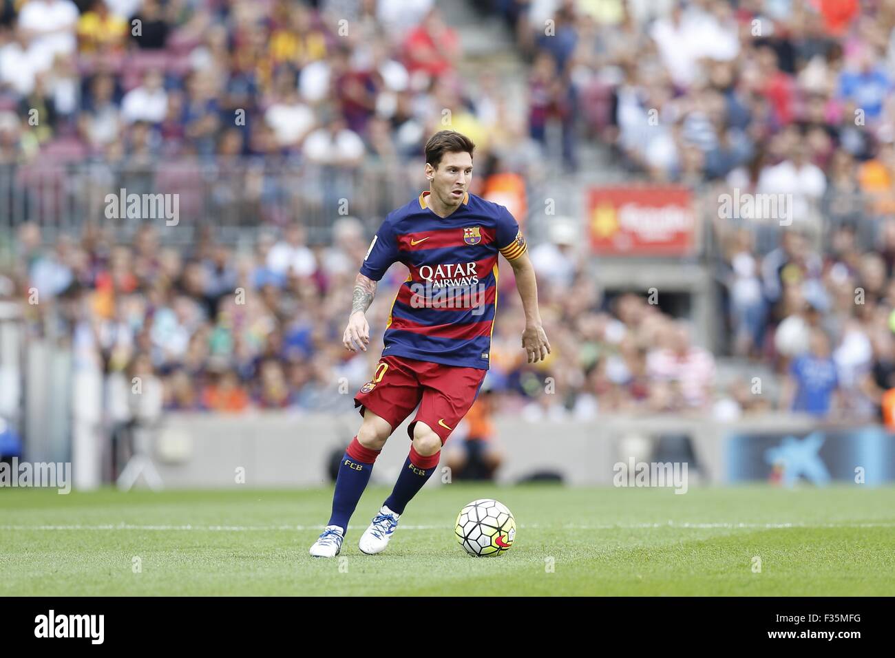 Barcelona, Spain. 26th Sep, 2015. Lionel Messi (Barcelona) Football ...