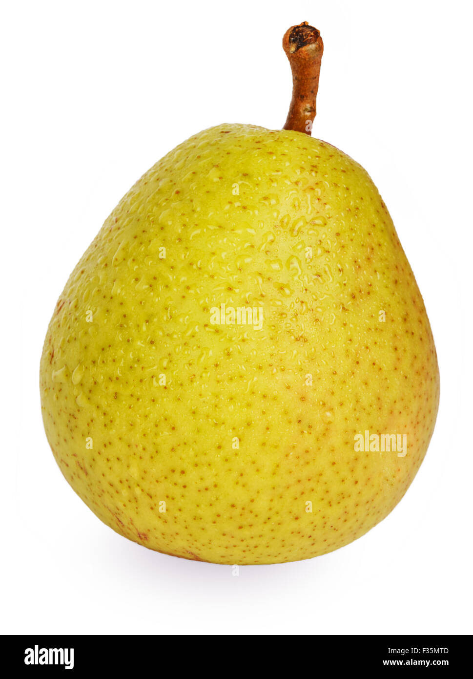 Big ripe pear isolated on white background Stock Photo - Alamy
