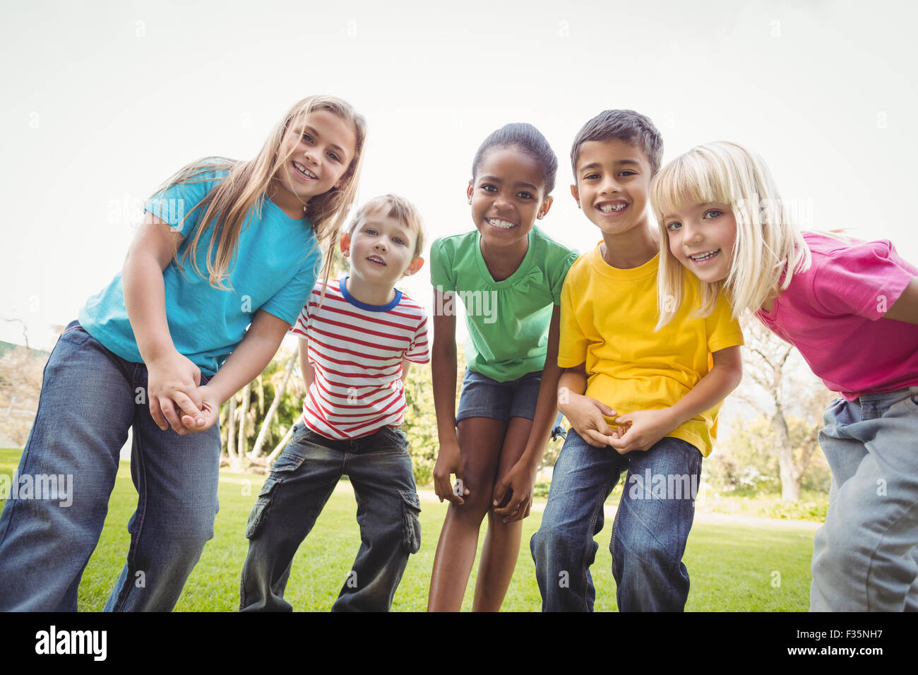 Classmates portrait row hi-res stock photography and images - Alamy