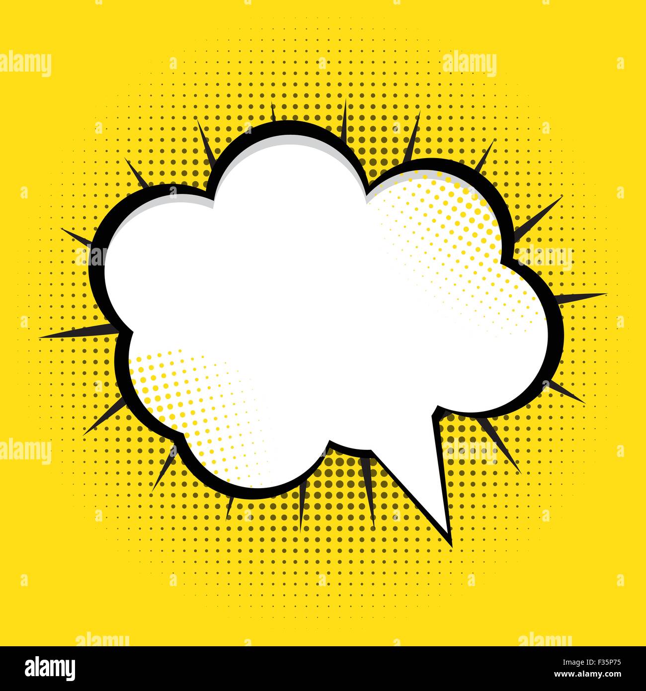 Speech Bubble Pop Art Background Vector Stock Vector Image & Art - Alamy