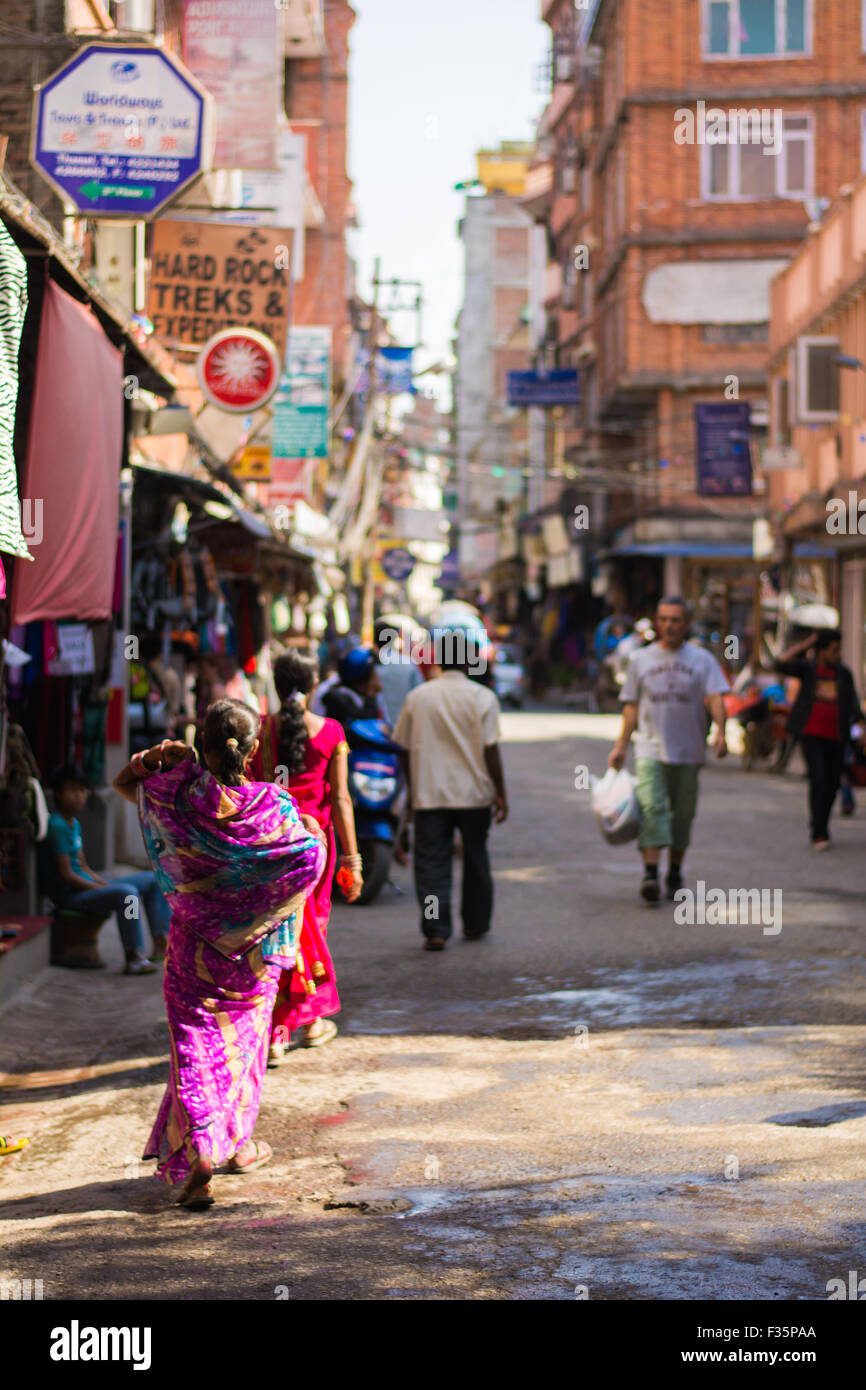 Nepal city life hi-res stock photography and images - Alamy
